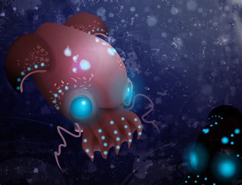 Vampire Squid Glowing