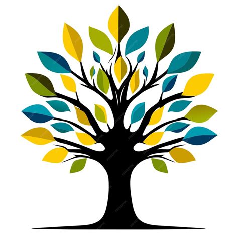 Psychology Logo Forms A Symbol Tree And Is Shaped To Resemble A Leafy