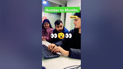 How To Convert Number To Months Name In Excel Excel Exceltips