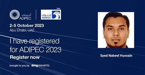Syed Nabeel Hussain On Linkedin Adipec 2023