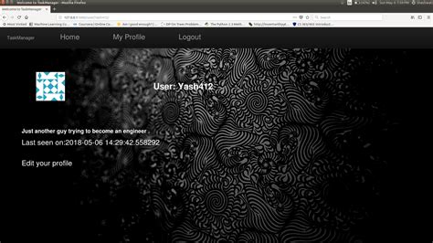 Github Shashwatnigam Taskmanager App A Flask Based Taskmanager App Built As A Project For