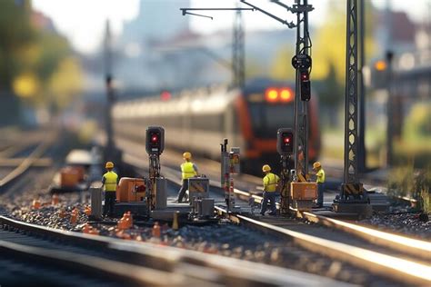 Quotworkers Installing Railway Signaling Systemquot Premium Ai
