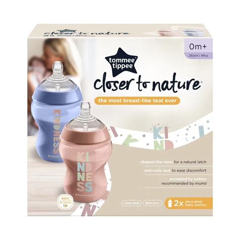 Tommee Tippee 2X 260ML Girl Bottles – All in One Market