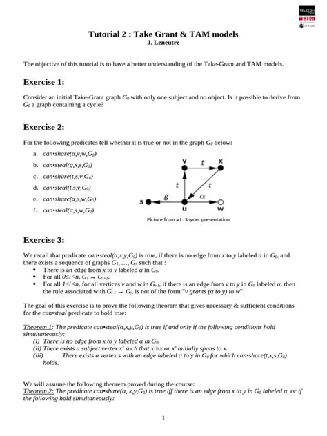 Csc 5sl03 Tp Pt2 Tutorial2 Take Grant Tam With Answers Pdf