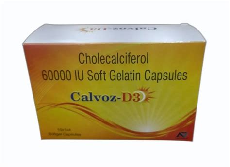 Cholecalciferol 60000 Iu Soft Gelatin Capsules At Rs 990box
