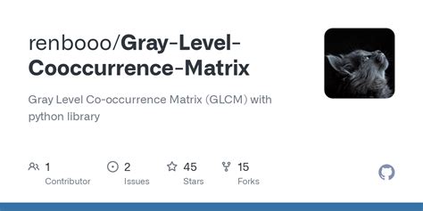 Github Renbooogray Level Cooccurrence Matrix Gray Level Co