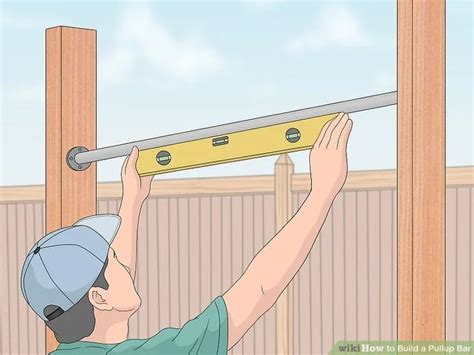 How To Build A Pullup Bar With Pictures Wikihow Outdoor Pull Up