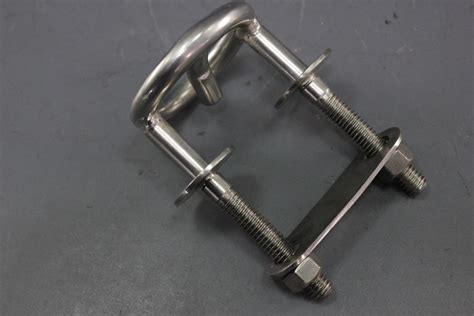Boat Waterski Tow Hook Pylon Transom Mount Ski Rope Stainless Steel 2