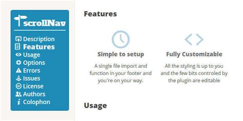 Scrollnavjs Scrolling Side Navs Plugin Bypeople
