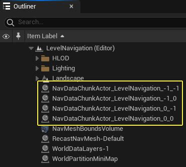 World Partitioned Navigation Mesh Unreal Engine 5 4 Documentation Epic Developer Community