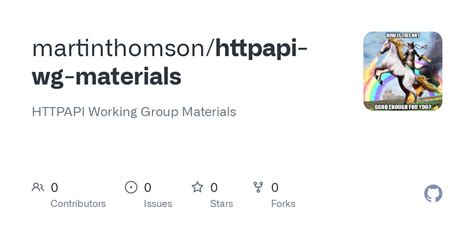 GitHub Martinthomson Httpapi Wg Materials HTTPAPI Working Group