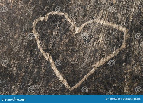 Heart Carved In The Bark Of A Tree Love Concept Stock Photo Image Of Shape Surface 181509342