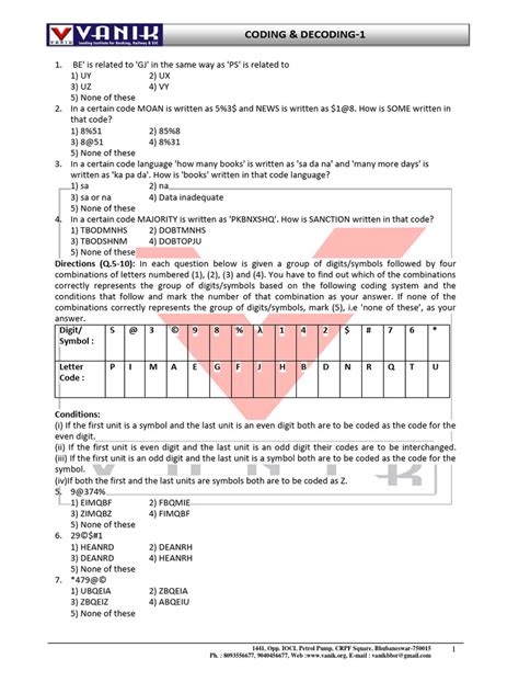 4194 26 Coding Decoding Assignment Pdf Pdf Communication Human Communication