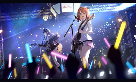 Safebooru 2girls 6others D Absurdres Akiyama Mio Alisi Bangs Bass