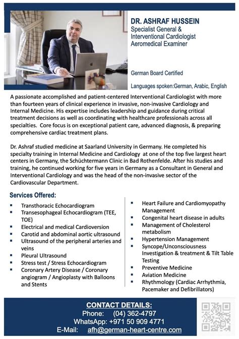 Dr Ashraf Hussein Posted On Linkedin