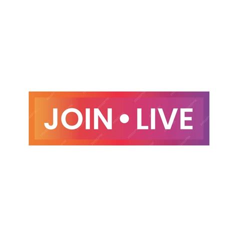 인스 타 그램 라이브 아이콘 포토샵 일러스트에 라이브에 참여 프리미엄 벡터