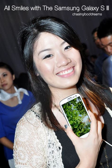 Chasing Food Dreams Samsung Galaxy S Iii Media Launch The Samsung Galaxy S Iii Arrives In