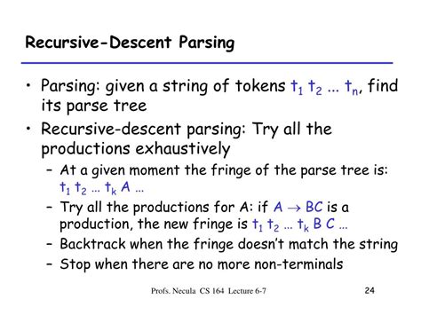 Ppt Top Down Parsing Powerpoint Presentation Free Download Id3265537