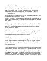 Understanding Ip Address Dns Vpn And Network Security Course Hero