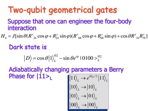 Ppt Holonomic Quantum Computation In Decoherence Free Subspaces Powerpoint Presentation Id