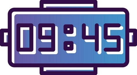 Digital Clock Vector Icon Design 29420678 Vector Art At Vecteezy