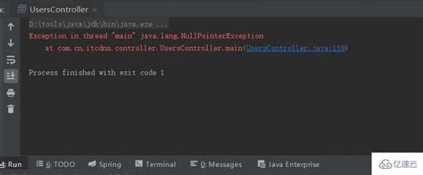 java运行时报java lang nullpointerexception怎么办 编程语言 亿速云