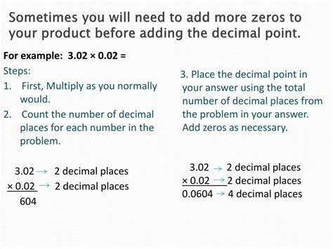 Ppt Multiplying Decimals Powerpoint Presentation Free Download Id