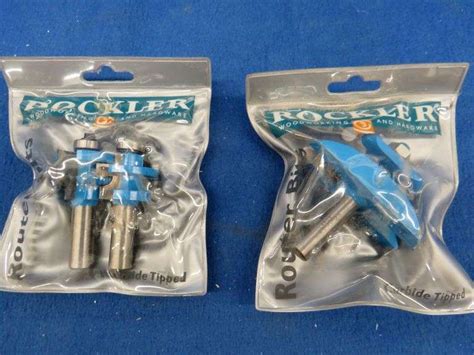 Three Rockler Router Bits In Very Good Condition Aaa Auction And Realty Three Rockler Router Bits In Very Good Condition Aaa Auction And Realty