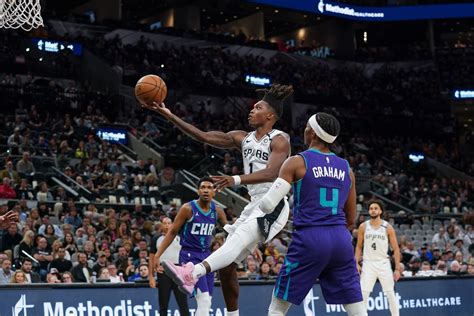 Game Preview San Antonio Spurs At Charlotte Hornets Pounding The Rock