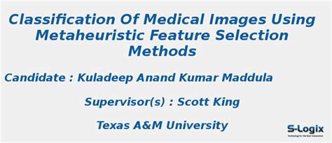 classification of medical images phd thesis s logix