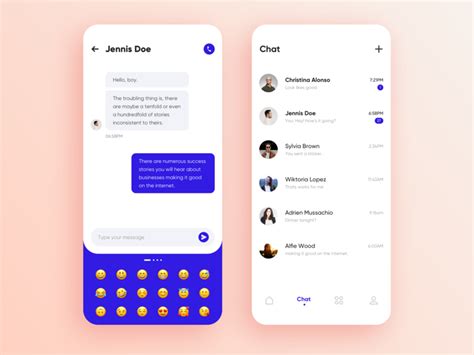 Chat Messaging Web App Ui Design Daily Ui Day 13 By Stark Manoj On
