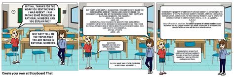 Comic Strip Rational Numbers Storyboard By E32cb5a7