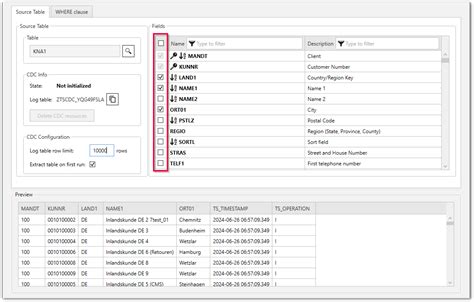 Table Cdc Board Connector Helpcenter
