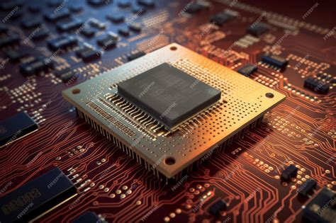 Premium Ai Image Small Microchip Generate Ai