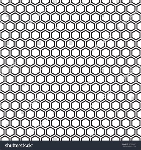 Seamless Hexagonal Honeycomb Pattern Texture Background Stock Vector Royalty Free 585983801