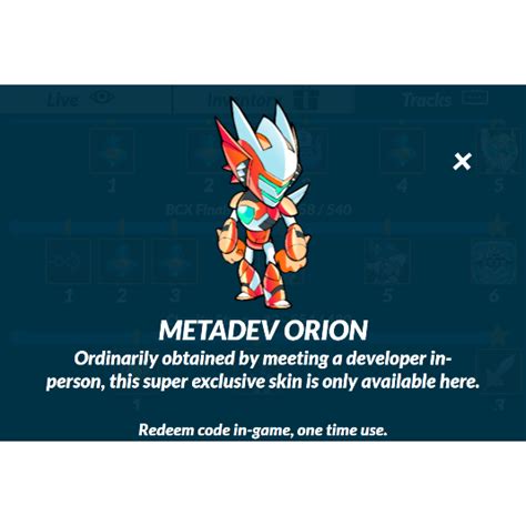 Brawlhalla Metadev Orion Skin Viewership Version Other Gameflip