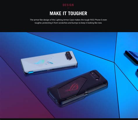 Buy Original Asus ROG Phone 5 Lighting Armor Case Alezay