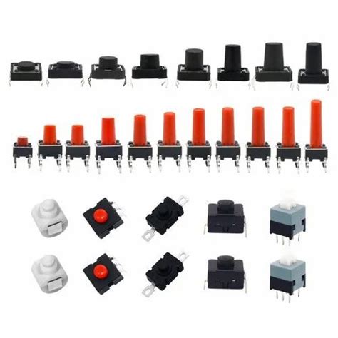 Electronic Spices Tactile Switch Self Locking Switch Dc V A Tactile Tact Switch At