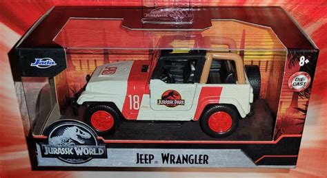 Jurassic Park Jurassic World Jeep Wrangler 132 Jada Toys Mib £1699