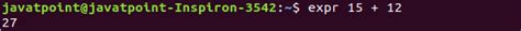 Linux Expr Command Tpoint Tech