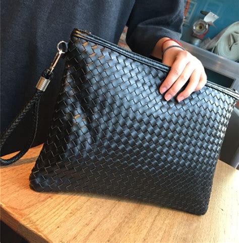 Knitting Envelope Handbags Crossbody Pu Leather Me Grandado