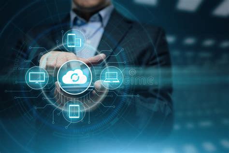 Cloud Computing Technology Internet Storage Network Concept Stock Image