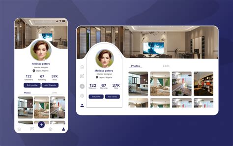 User Profile And Settings Daily Ui 6and7 Behance