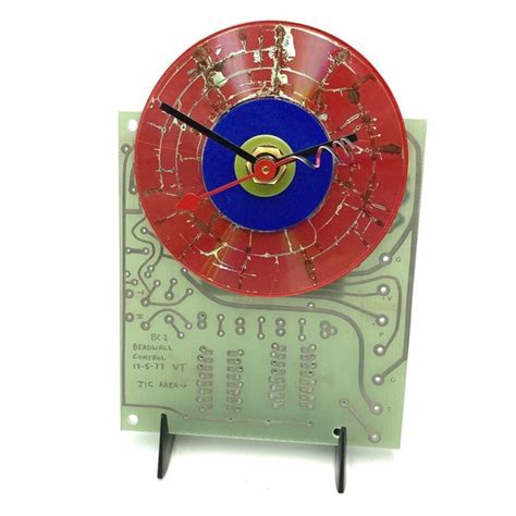 Circuit Board Clock Etsy