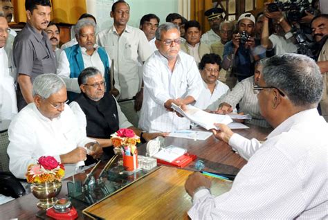 view patna raj kishore singh kushwaha files nomination papers for