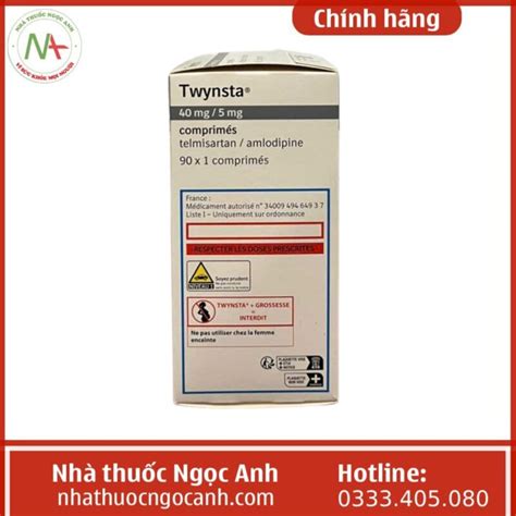 Thuốc Trị Cao Huyết áp Twynsta 40mg 5mg Giá Bao Nhiêu Mua ở đâu