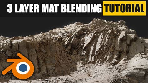 Create Realistic Stone Soil Ground With Smaller Grass Areas Materials And Textures Blender
