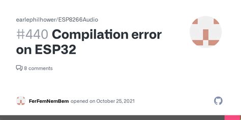 Compilation Error On Esp32 · Issue 440 · Earlephilhoweresp8266audio