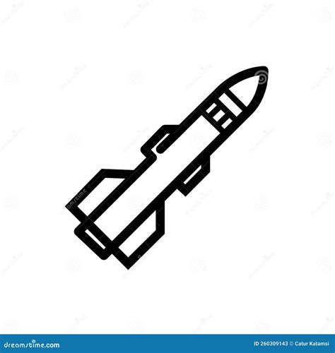 Missile Icon Logo Vector Stock Vector Illustration Of Army 260309143
