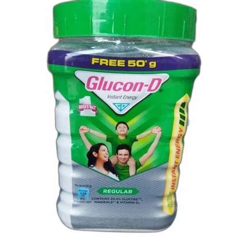 Glucon D Regular Powder 500gm Treatment Instant Energy Drink At